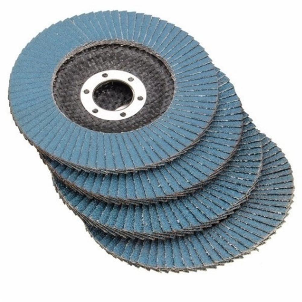Buy 10pcs Professional Flap Discs 115mm 4.5 Sanding Discs 40/60/80/120 ...