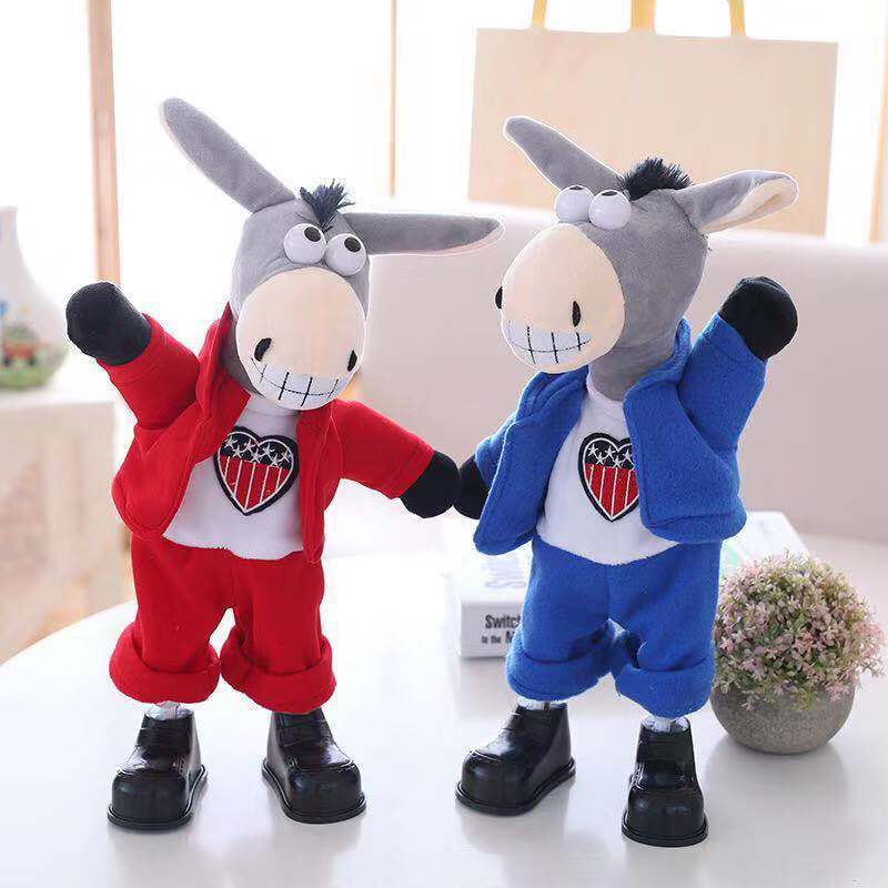 Buy Creative Donkey Plush Doll Shaking Head Donkey Suffed Dolls at ...