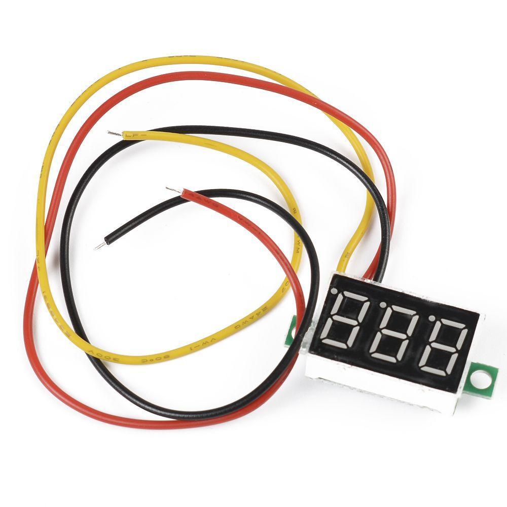 Buy LED 3-Digital Panel Diaplay Meter Voltage Voltmeter 0-100V at ...