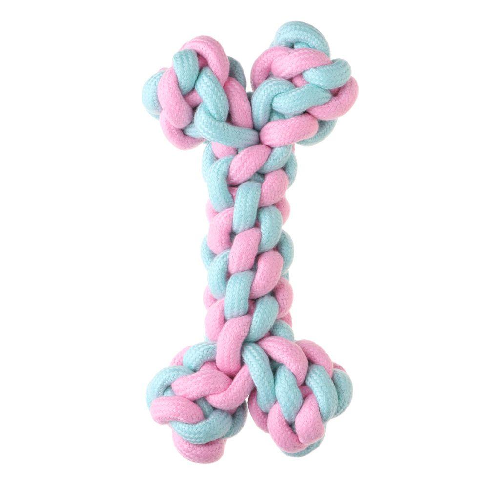 Buy Puppy Dog New Gift Chew Toy Cotton Rope Ball Tooth Cleaning ...