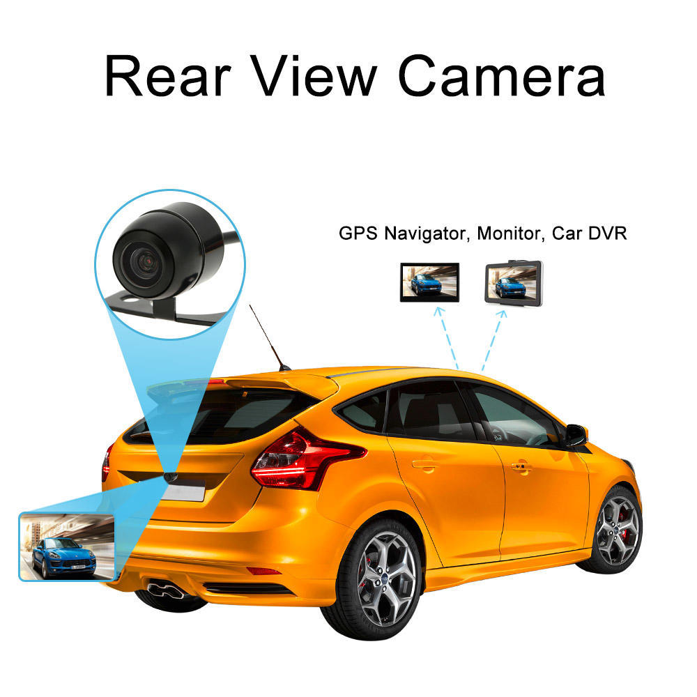 Waterproof HD Mini Car Rear View Camera Backup Reverse Parking System ...