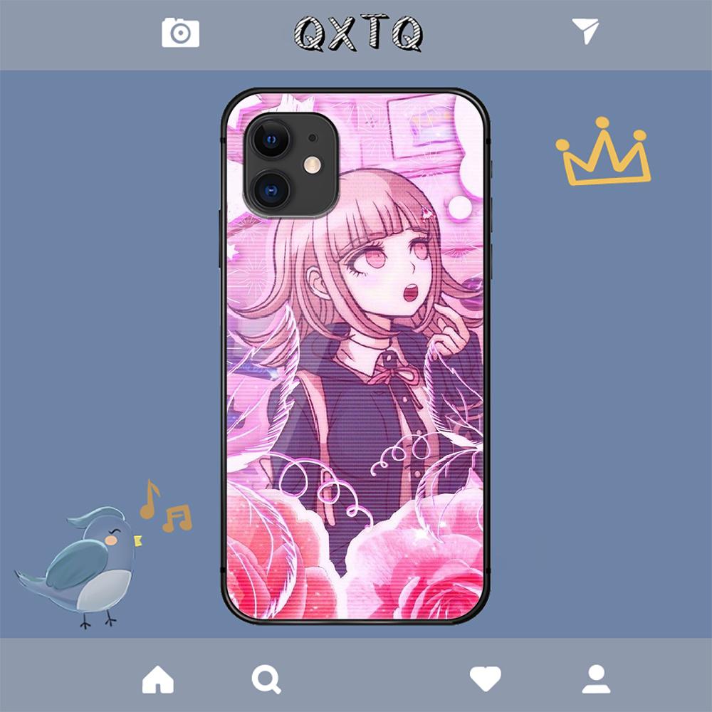Cheap QXTQ Chiaki Nanami Tempered Glass Phone Case Cover For IPhone 6 7 ...