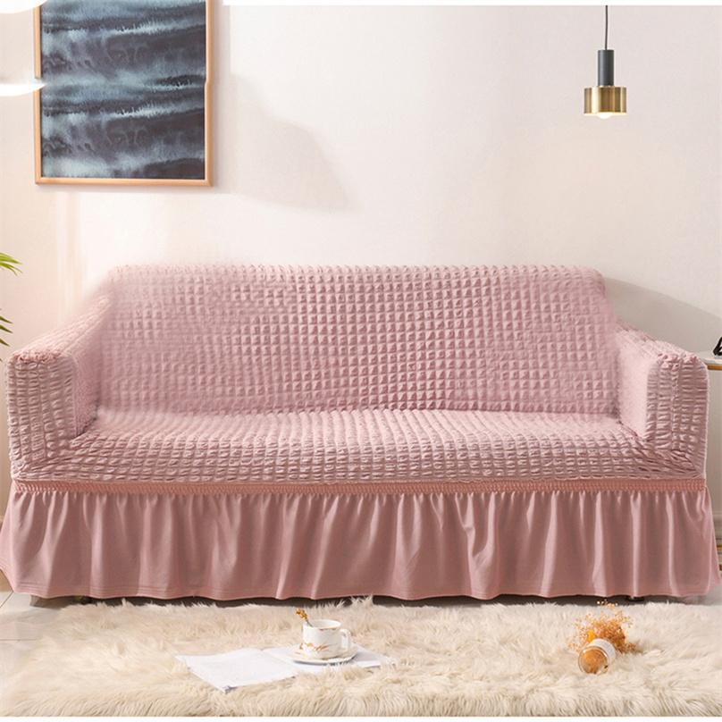 Buy Monochrome Three People Sofa Full Package Non-slip Cover at ...