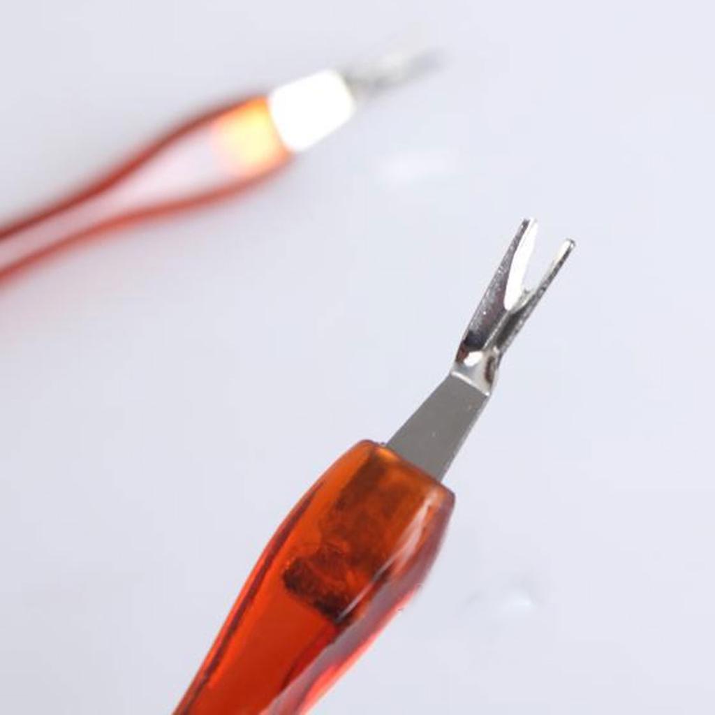Buy Nail Cuticle Pusher Stainless Steel Head V-shaped Blade Cuticle ...