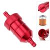 Universal 8mm Petrol Gas Fuel Filter Cleaner CNC Aluminium For ...