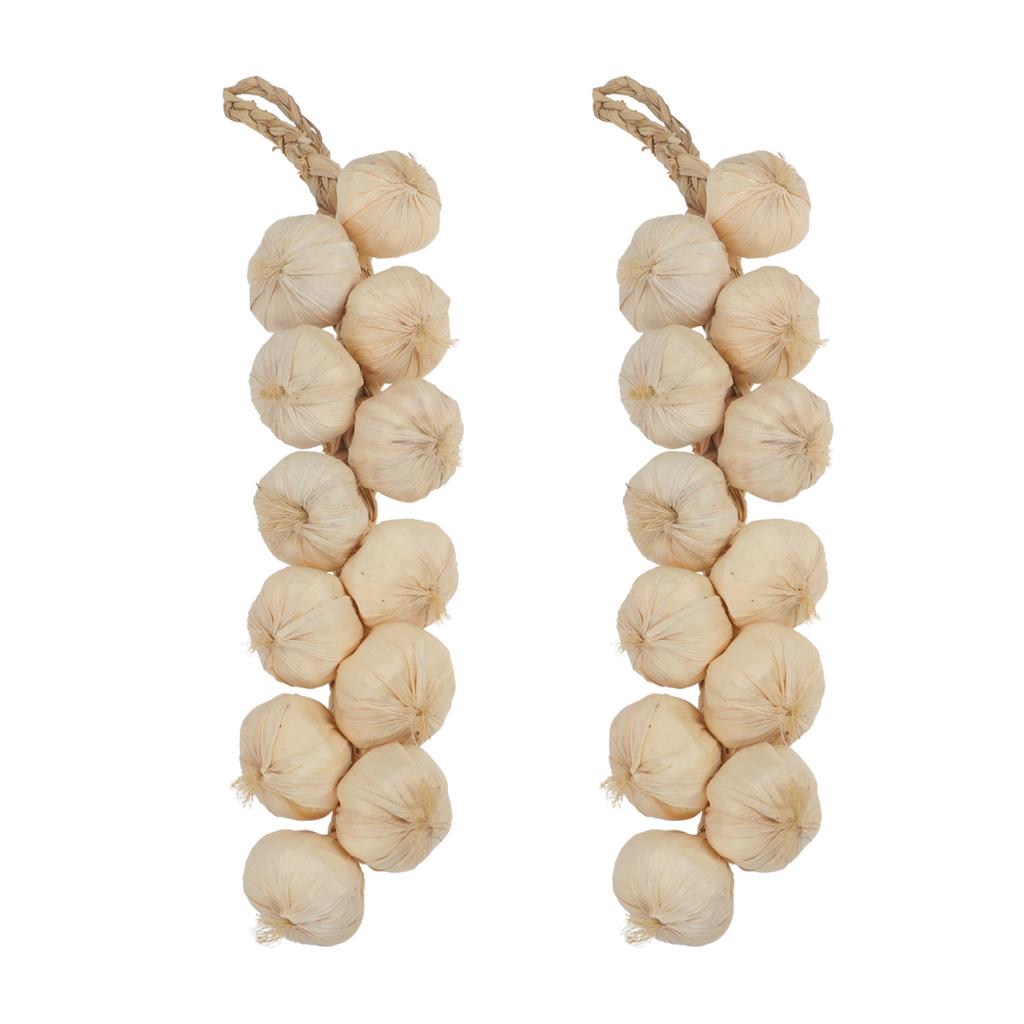 Buy 2Pcs Garlic Hanging String Vegetable String Shop Decoration Hanging ...