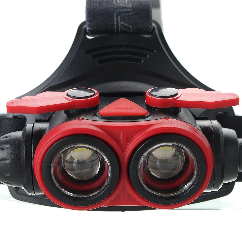 Buy T6 4Modes Waterproof LED Zoom Headlamp Headlight Torch USB With SOS ...