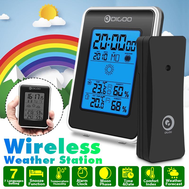 Buy Digoo DG-TH1981 Household Weather Station With Alarm Function ...