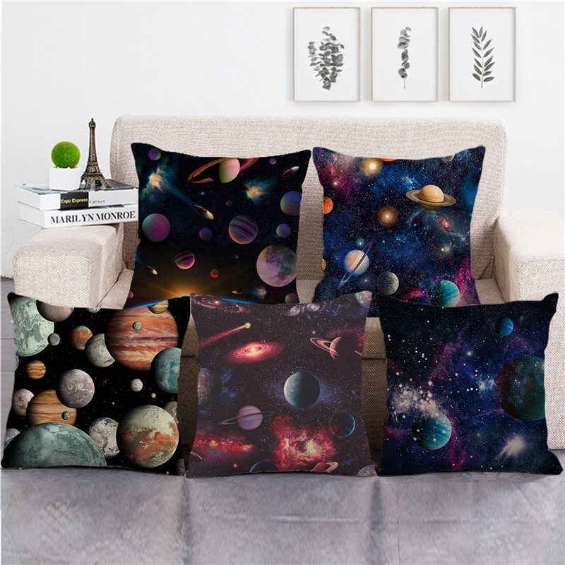 Satın alın Planet Space Pillowcase Galaxy Planet Linen Pillow Case Home ...