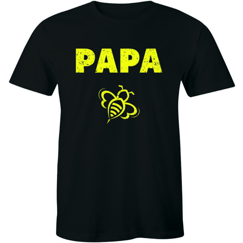 Buy Papa Bee Shirt Funny Dad Bees Lover Fathers T-Shirt Ladies 90S ...