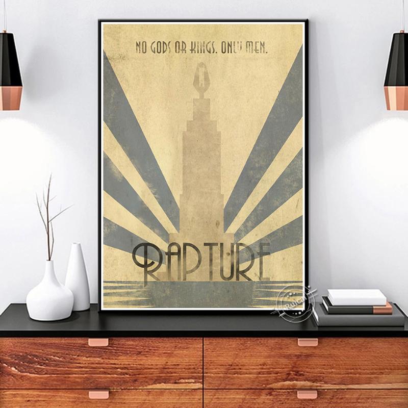 Satın alın Bioshock Infinite Shooting Poster Game Anime Wall Art Prints ...