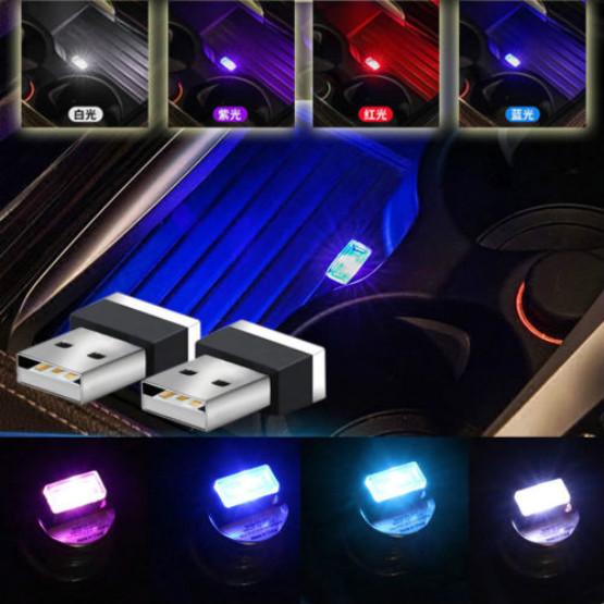 Buy 5 Colors USB Neon LED Mini Light Mini Lighting Kit Car Interior ...