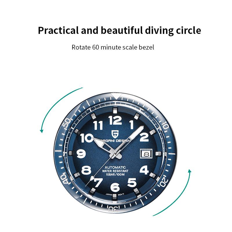 2020 ny HEDNISK DESIGN Mekaniska klockor för män Lyx Automatisk Klocka ...