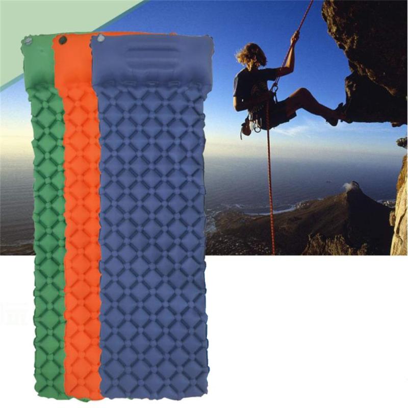 Outdoor Inflatable Mat With Pillow Breathable Wear-resistant Beach Air ...