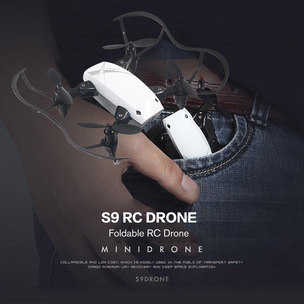 Buy S9 Foldable Mini RC Drone Aircraft Altitude Hold 3D Flips Headless ...