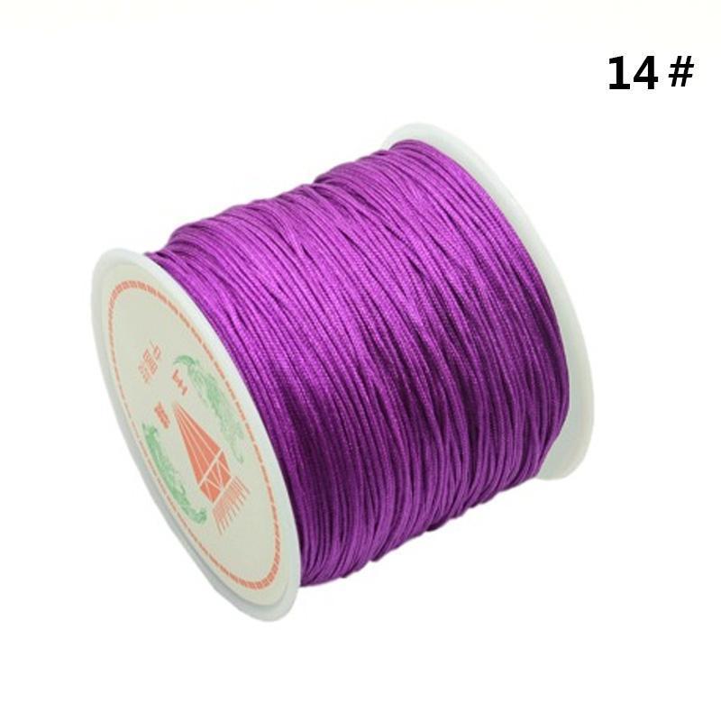 Buy 1 Roll 45M Nylon Cord Thread Chinese Knot Macrame Bracelet Braided ...
