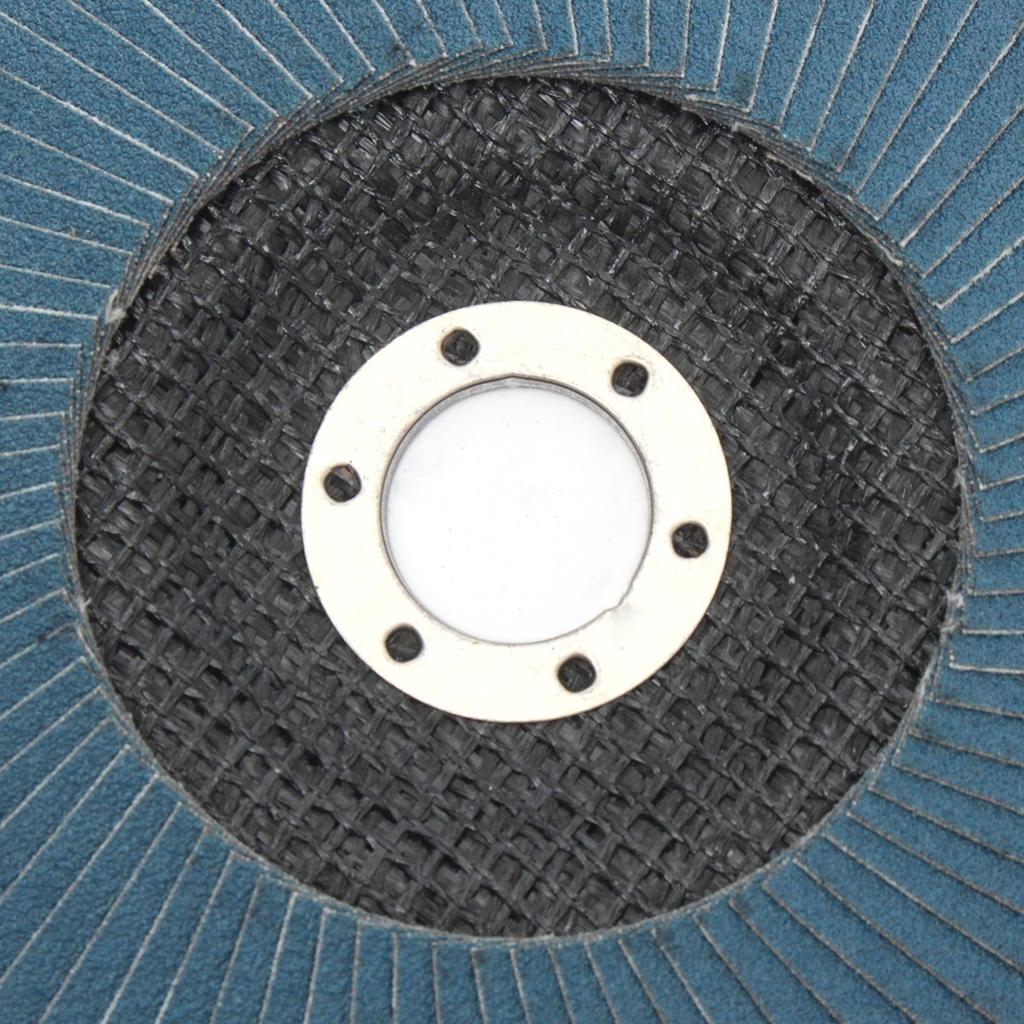 Buy 10PCS 125mm Professional Flap Discs 5 Inch Sanding Discs 40/60/80 ...