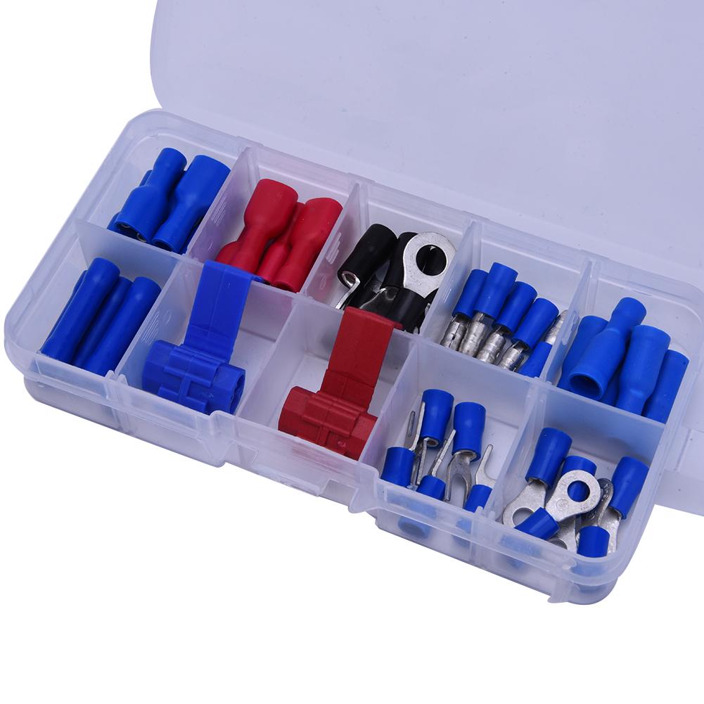 Buy 42 PCS Insulated Terminals Fuse Block Wiring Crimp Terminals Set at ...