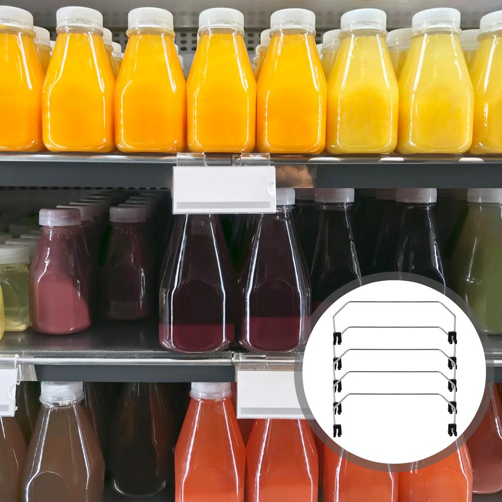Buy 5pcs Supermarket Store Divider Shelf Multi-function Classification ...