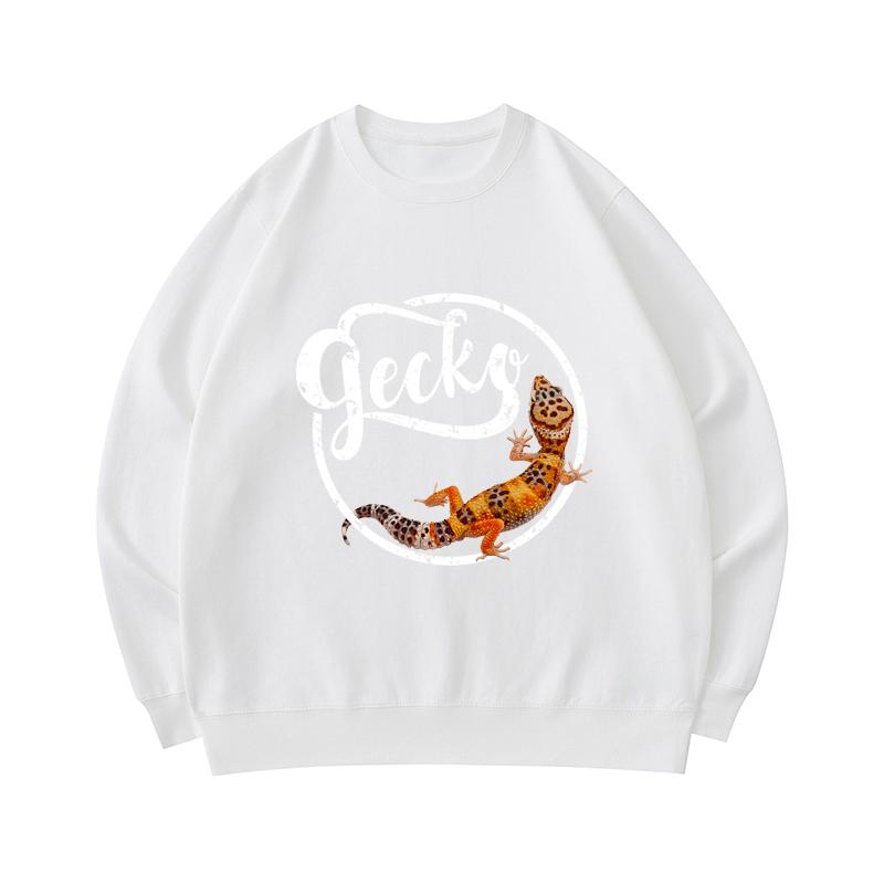 Cheap Men's 300 GSM 100% Cotton Sweatshirt Leopard Gecko Geometric ...