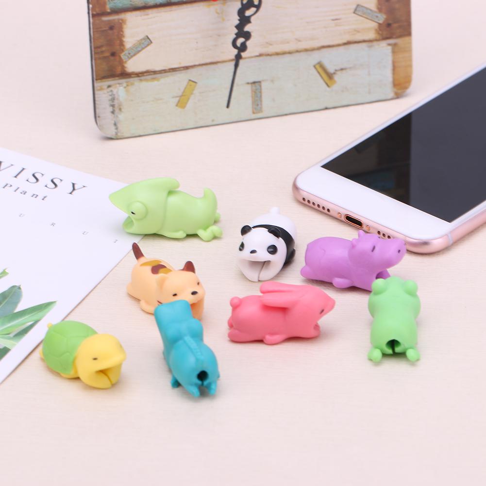 Buy Cute Bite Cartoon Animal Cable Protector Cord Wire Protection Cable ...