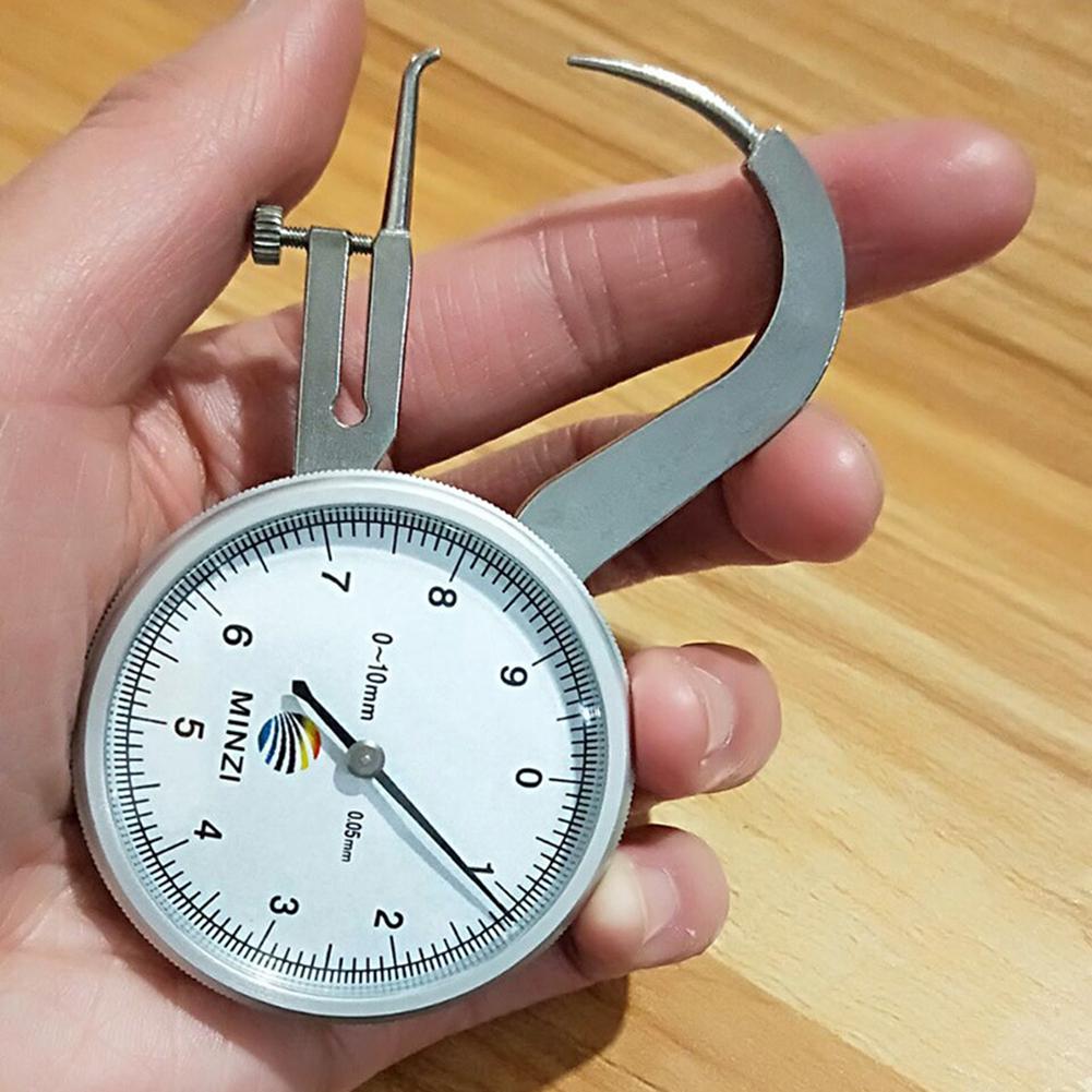 Buy Wall Thickness Gauge Caliper Table Round Head Strap Gauge Caliper ...