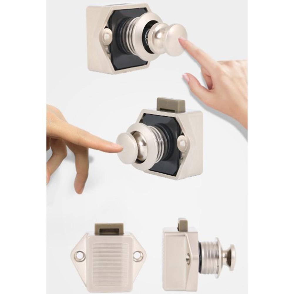 Buy Push Button Catch Button Garden Home For 15-27mm Door Lock Push ...