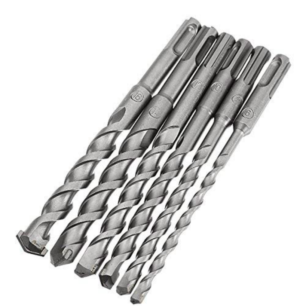 Four pits with square shank lengthened by round shank electric hammer ...