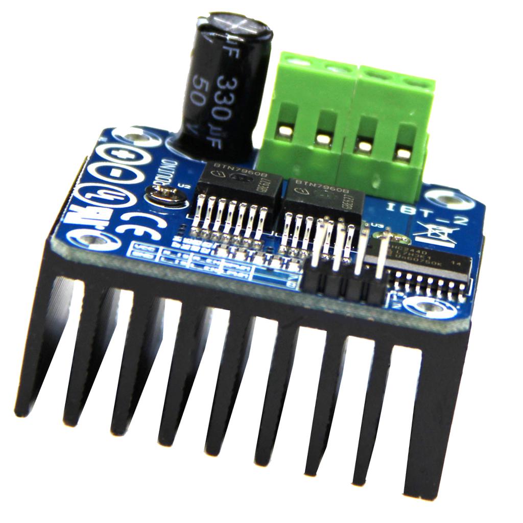 Buy Double BTS7960B 43A Stepper Motor Driver HBridge PWM for Arduino ...