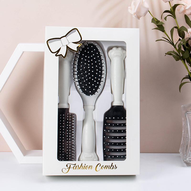 Buy 3-piece air bag massage comb air cushion comb curl hair comb inner ...