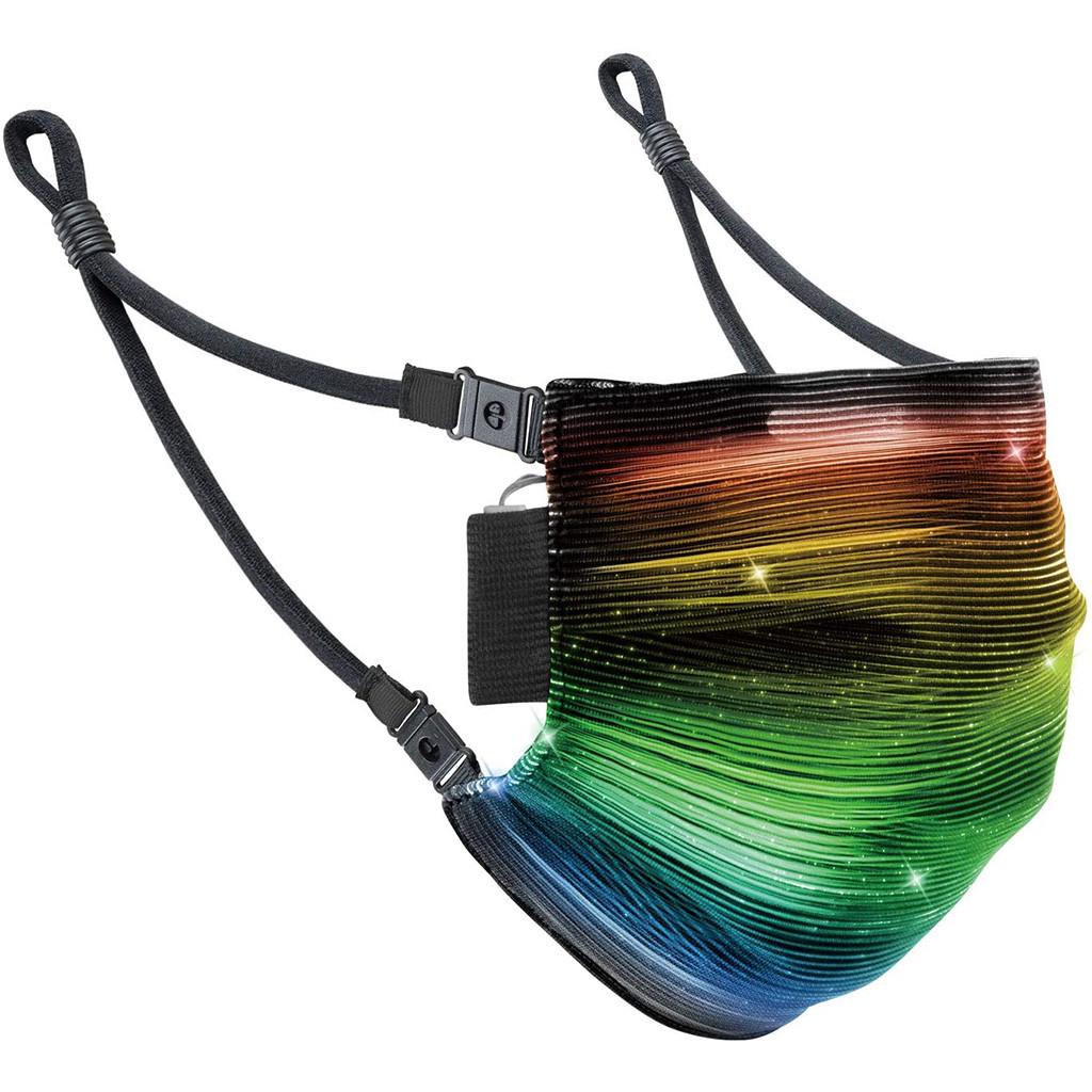 Sandy LED Flashing Mask 7 Colors Luminous Light for Men Women Rave Mask ...