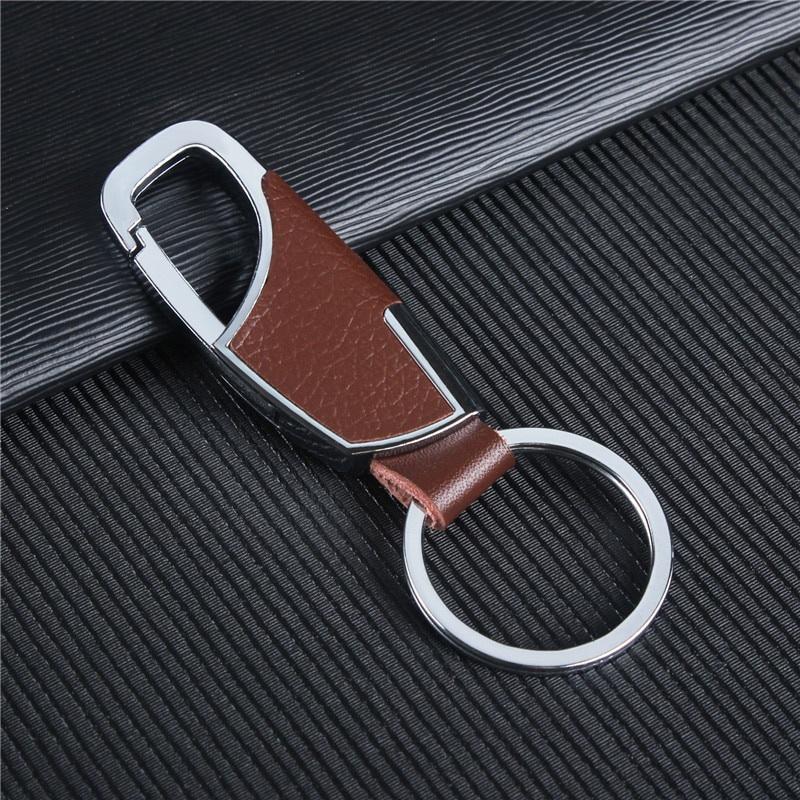 Buy Fashion Leather Key Chain New Men Women Metal Waist Hanging ...
