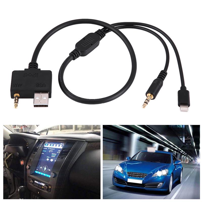 Buy Car Audio AUX Auxiliary Adapter Cable for Hyundai KIA IPOD IPAD ...