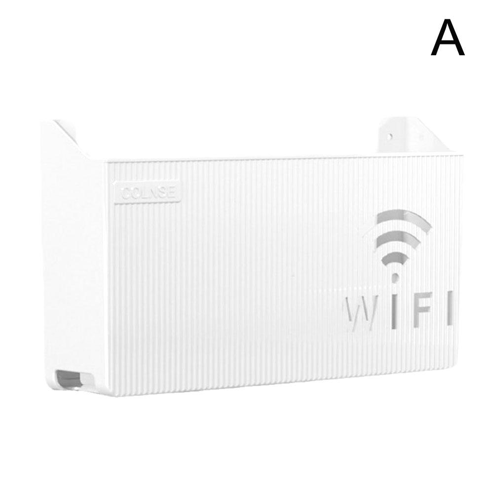 Kaufe 1PC Wall Hanging Wireless Wifi Router Shelf Storage Bracket ...