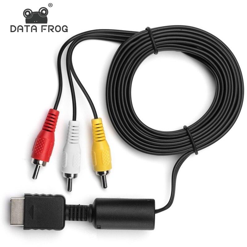 Buy DATA FROG 1.8M Games Audio Video AV Cable Cord For Sony PS3 PS2 ...