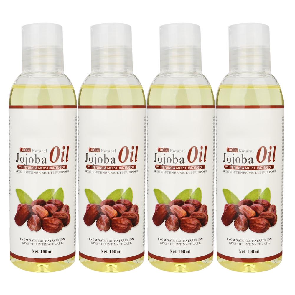 Buy DISAAR 4pcs 100ml Face Body Care Jojoba Oil Moisturizing Relaxing ...