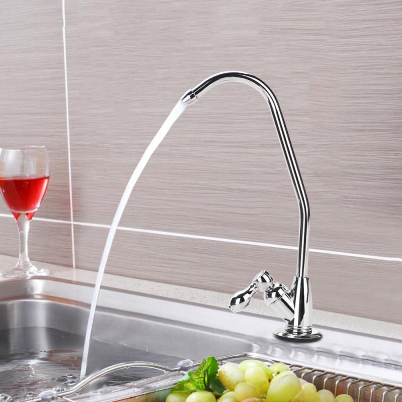 Buy 1/4'' Zinc Alloy Kitchen Faucet Tap Reverse Osmosis Ro Drinking ...
