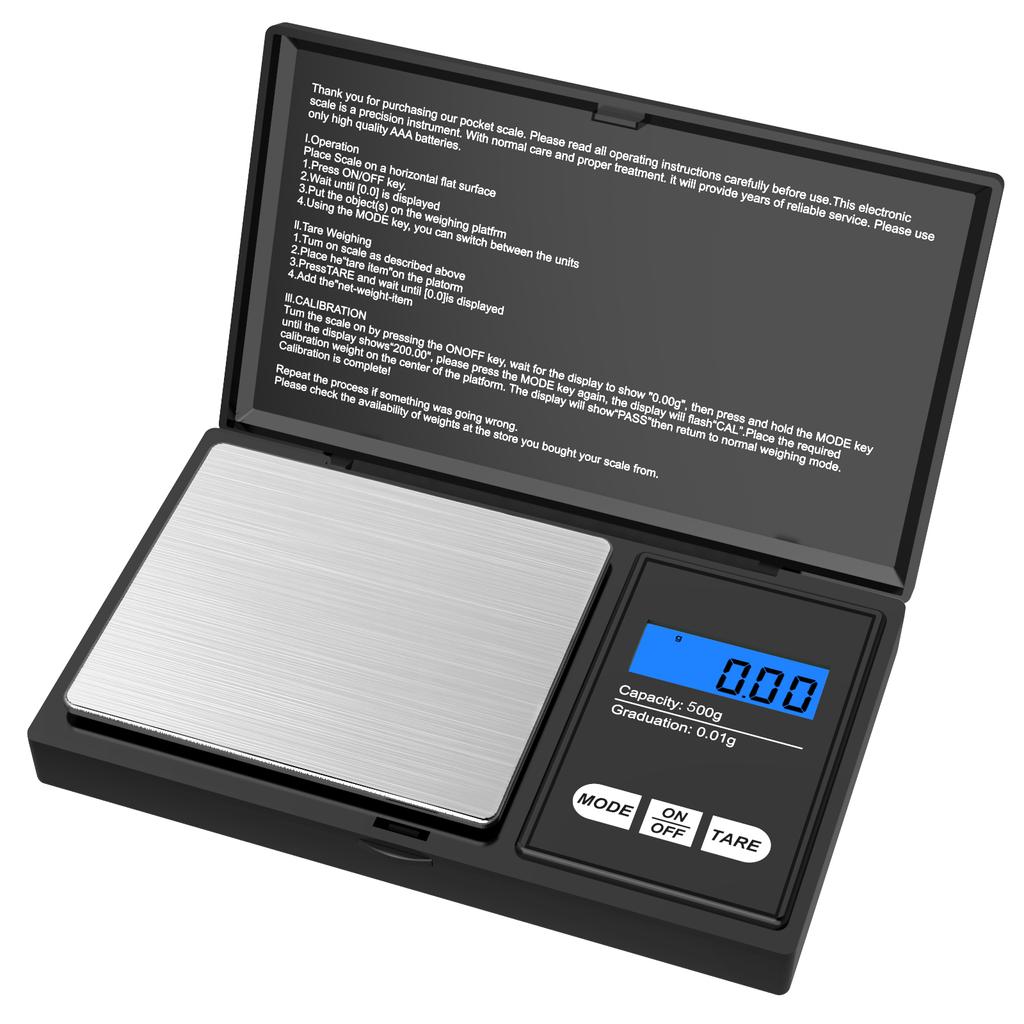 Buy 100g/0.01g Mini Jewelry Scales High Precision Electronic Scale ...