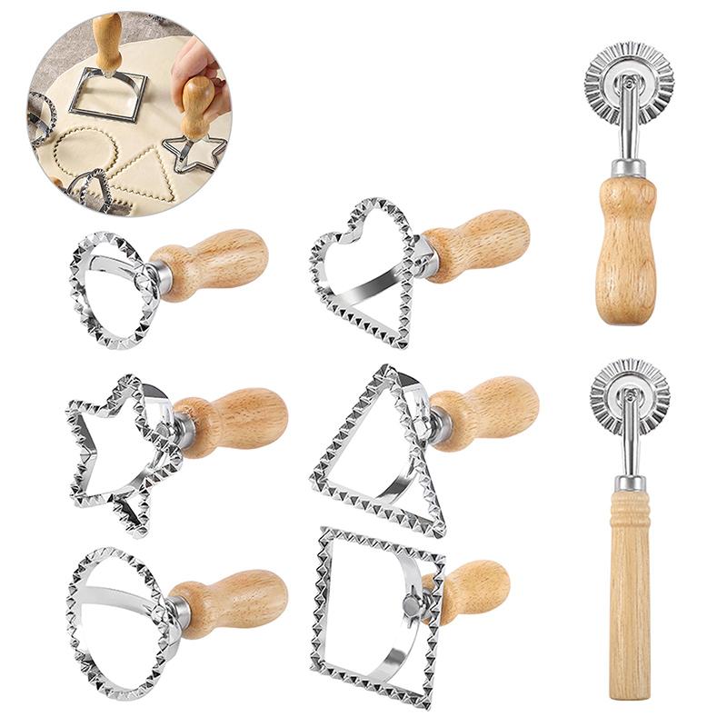 Ahşap Sap pasta gıda fondant pişirme kalıp aracı ile Diy Kesici Bisküvi ...