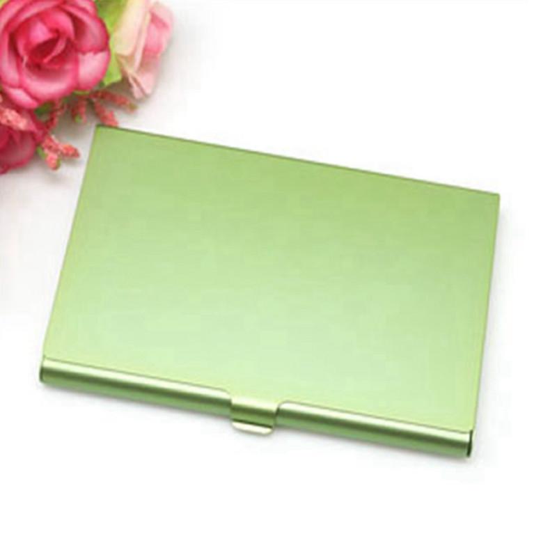 Buy Casual Business Card Case Aluminum Alloy Metal Card Holder Box ...