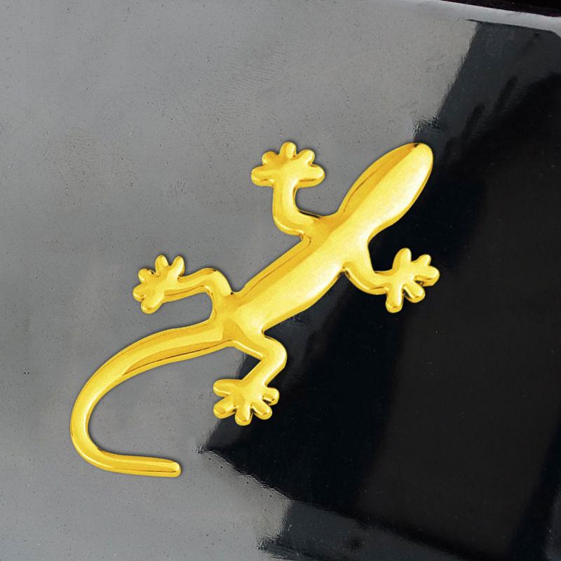 Buy 3D Stereo Modified Gecko Lizard Car Sticker Waterproof Reflective ...