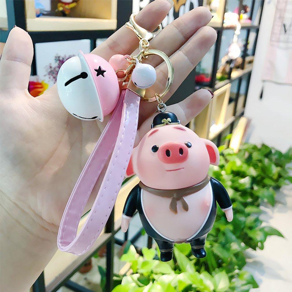 Cumpără Cute Creative Cartoon Doll Key Chain Creative Bell Car Key ...