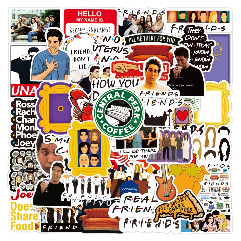 Compra online de 30/50PCS TV Show Friends Stickers DIY Skateboard ...