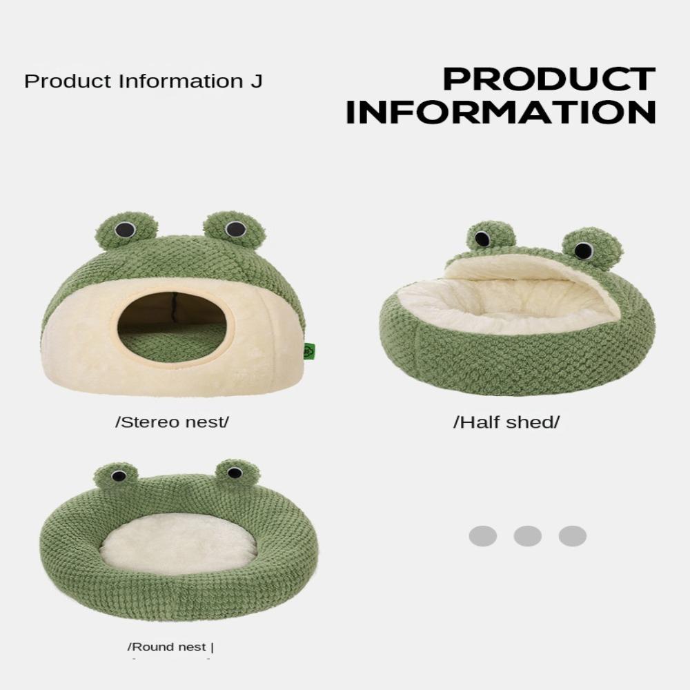Comfortable Pet Dog Bed Frog Shape Pet House Nest Dog Cat Sofa Dog Cat ...