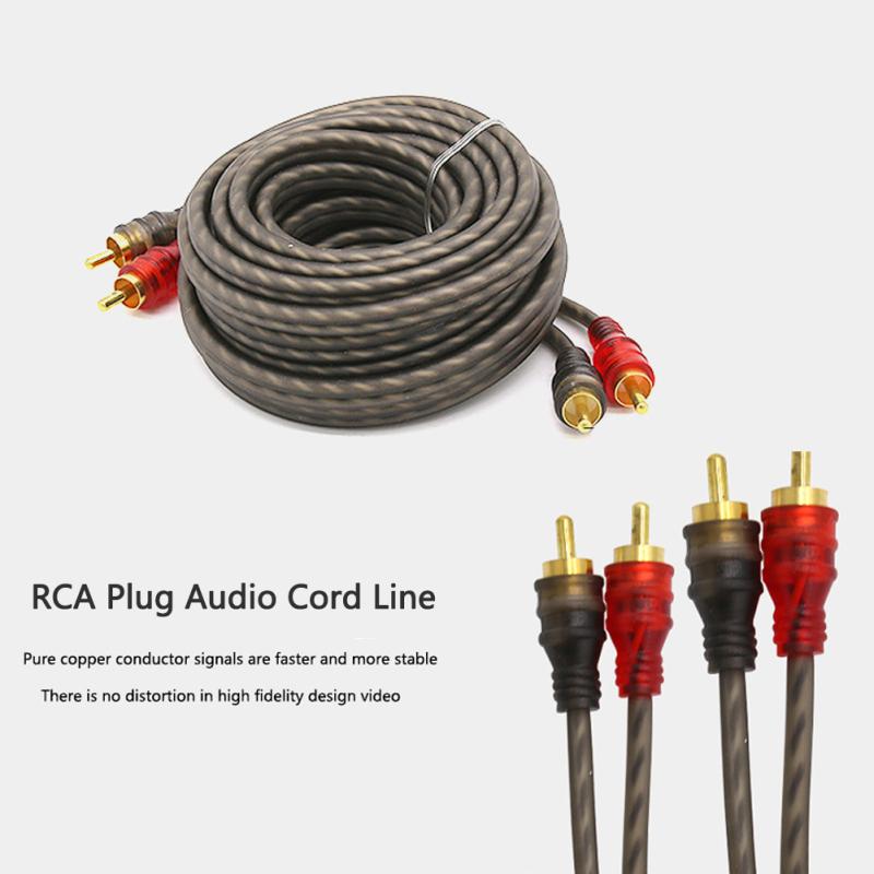 Buy Pure Copper Audio Cable Audio Cord Power Amplifier PVC Cable For ...