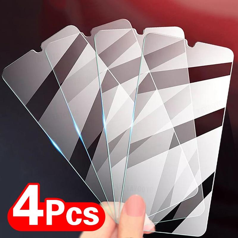 Buy 4Pcs Protective Tempered Glass for Honor 9 Lite 10 20 30 Pro 20S ...