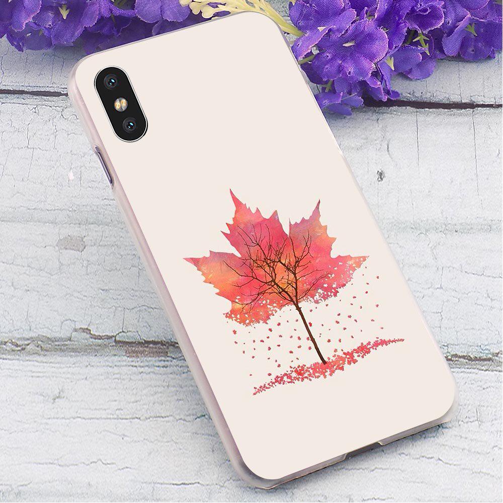 Autumn fall Phone Cover for iPhone 8 X Honor Samsung Galaxy Redmi ...
