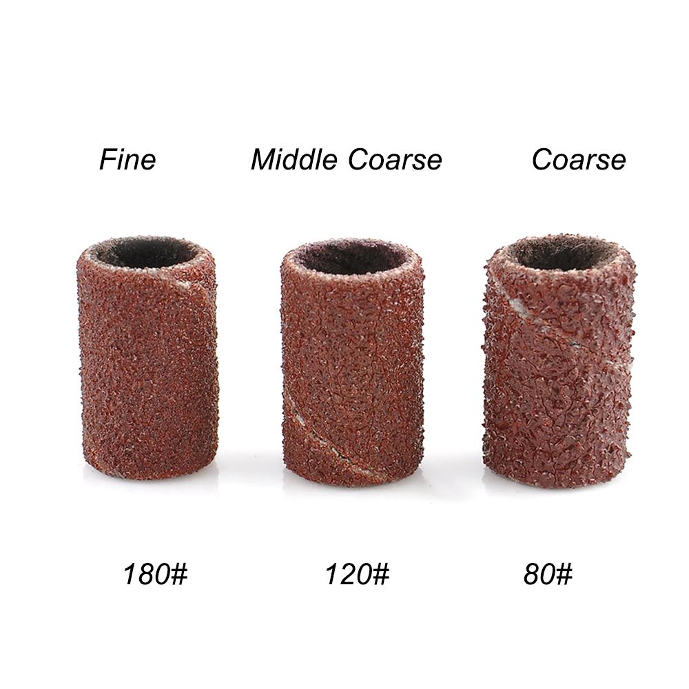 Buy 100Pcs Electric Drill File Bit Nail Sanding Grinder Apparatus for ...