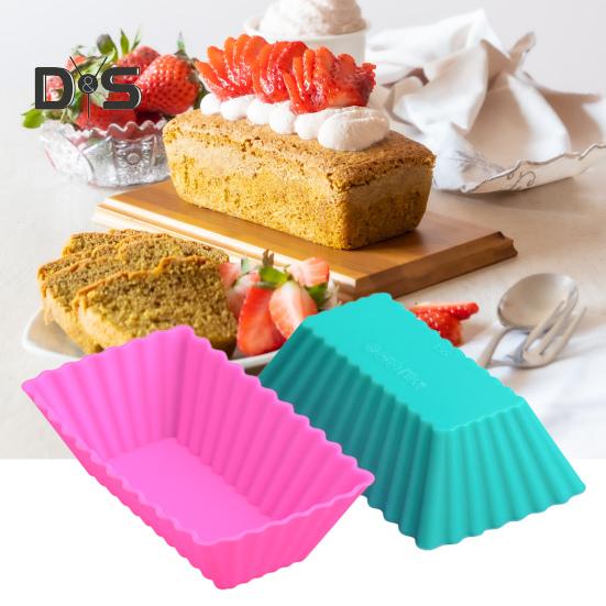 12Pcs Pastry Cup Impermeable Fine Workmanship Rectangular Silicone ...