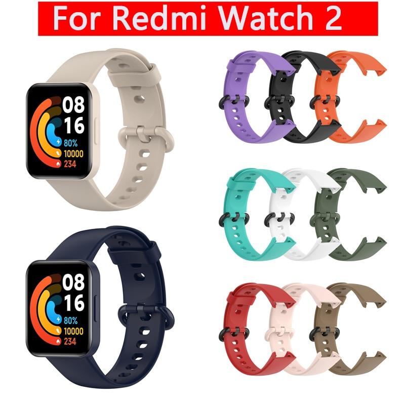 Cheap Durable Solid Color Silicone Watch Straps Suitable For Xiaomi ...